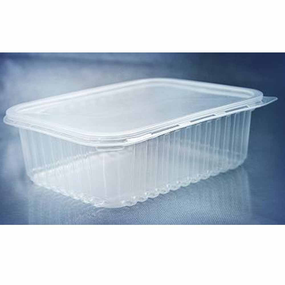 Pote Retangular Com Tampa 1000ml Prafesta - 24 Unidades - costaatacado